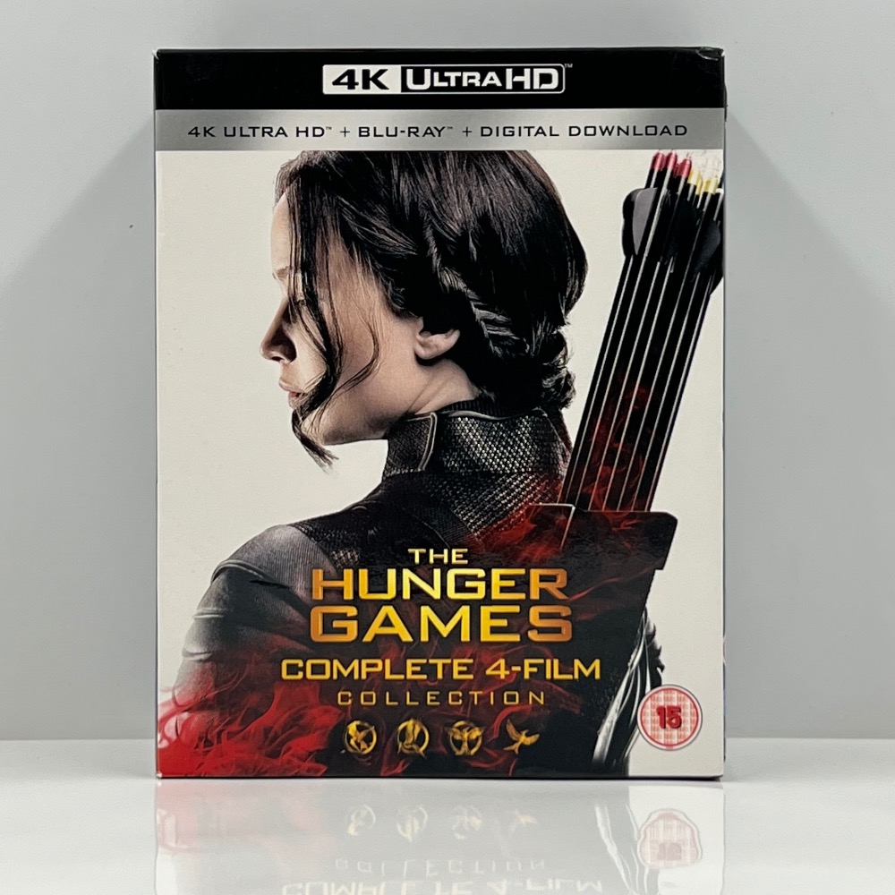 Used THE HUNGER GAMES COMPLETE COLLECTION BOXSET 4K ULTRA HD + BLU RAY ...